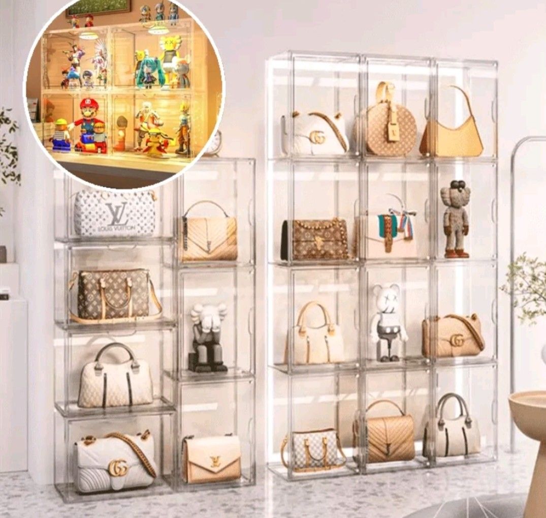 Full Acrylic Bag Display Storage, Furniture & Home Living, Home ...
