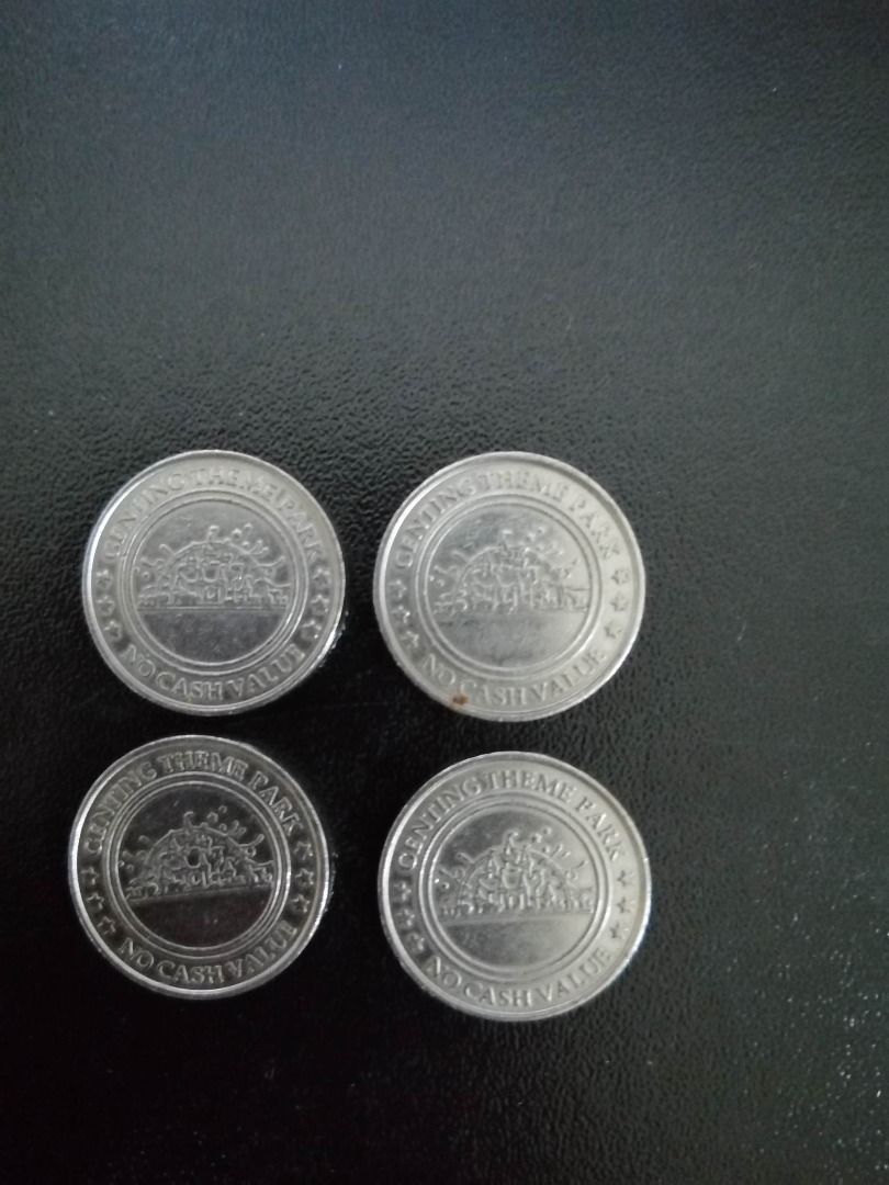 Genting Theme park token-4pcs, Hobbies & Toys, Collectibles ...