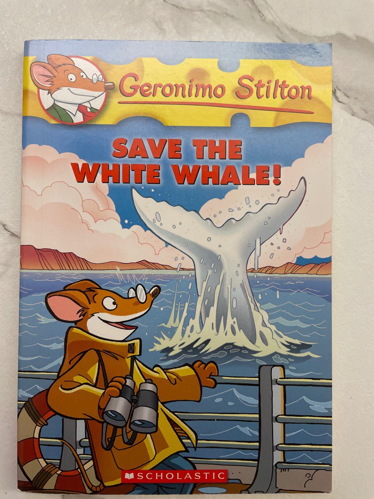 Geronimo Stilton Save the White Whale!, 興趣及遊戲, 書本 & 文具, 小朋友書 - Carousell