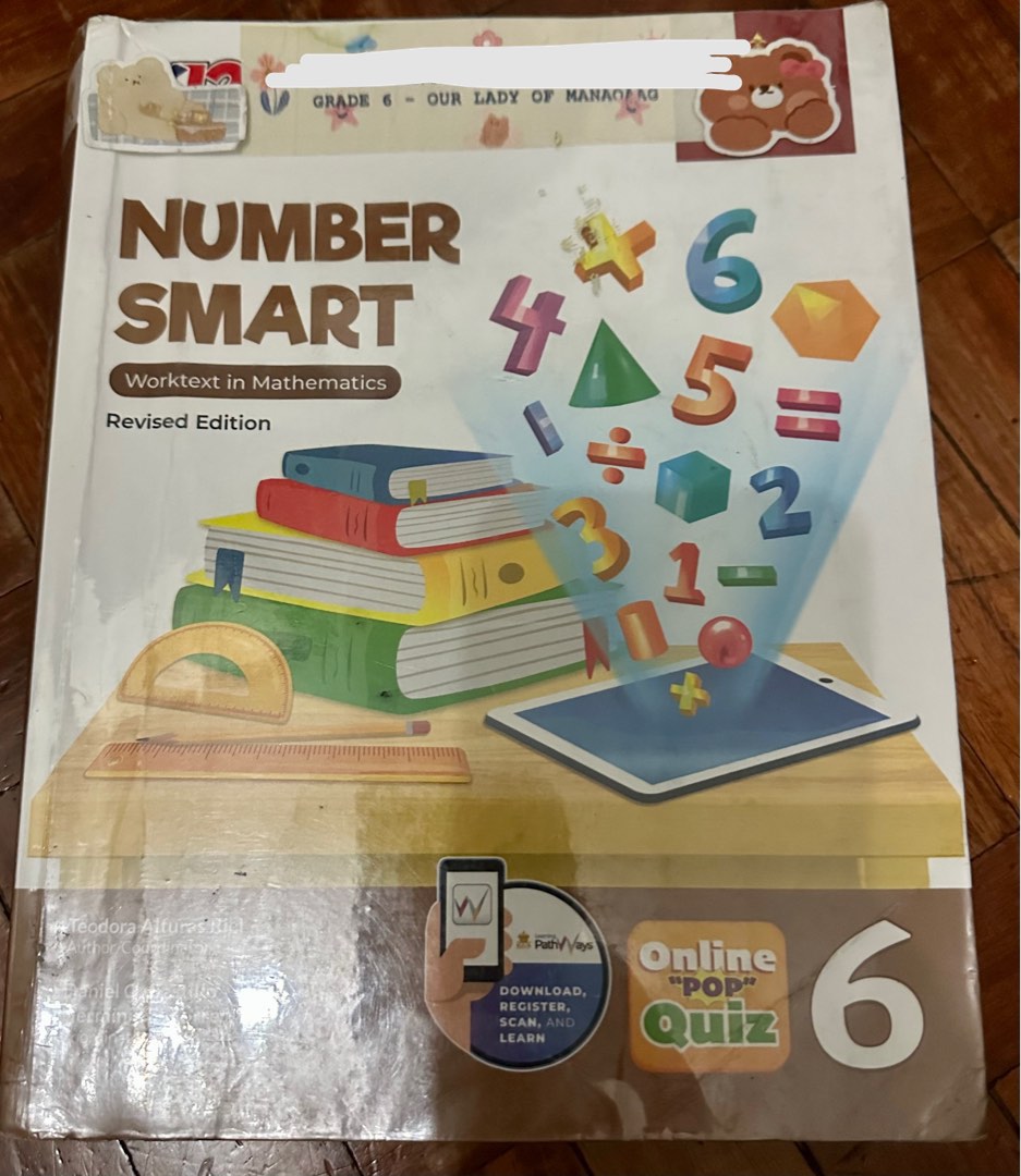 Grade 6 Math Book -Number Smart, Hobbies & Toys, Books & Magazines ...