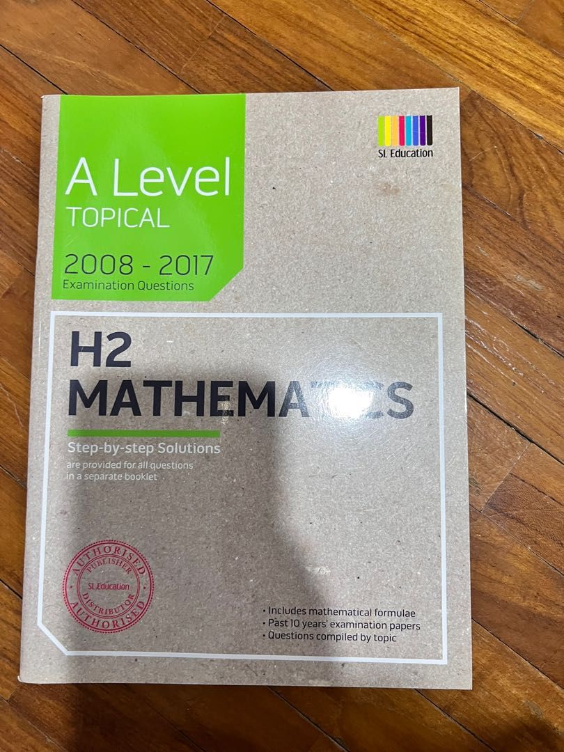 H2 MATH A level topical TYS, Hobbies & Toys, Books & Magazines ...
