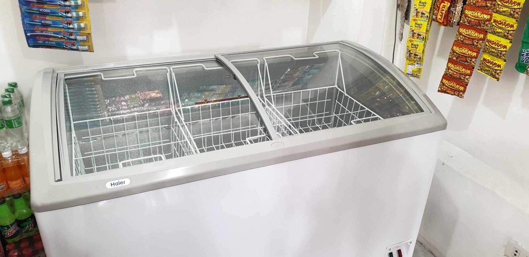 Haier Curved Glass Door Chest Freezer on Carousell