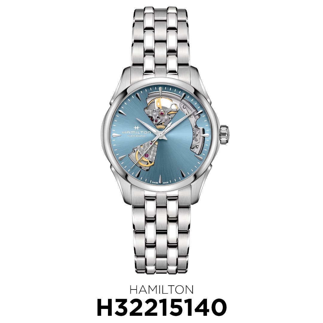 Hamilton Jazzmaster Open Heart Blue Dial Thor Love & Thunder Worn by ...