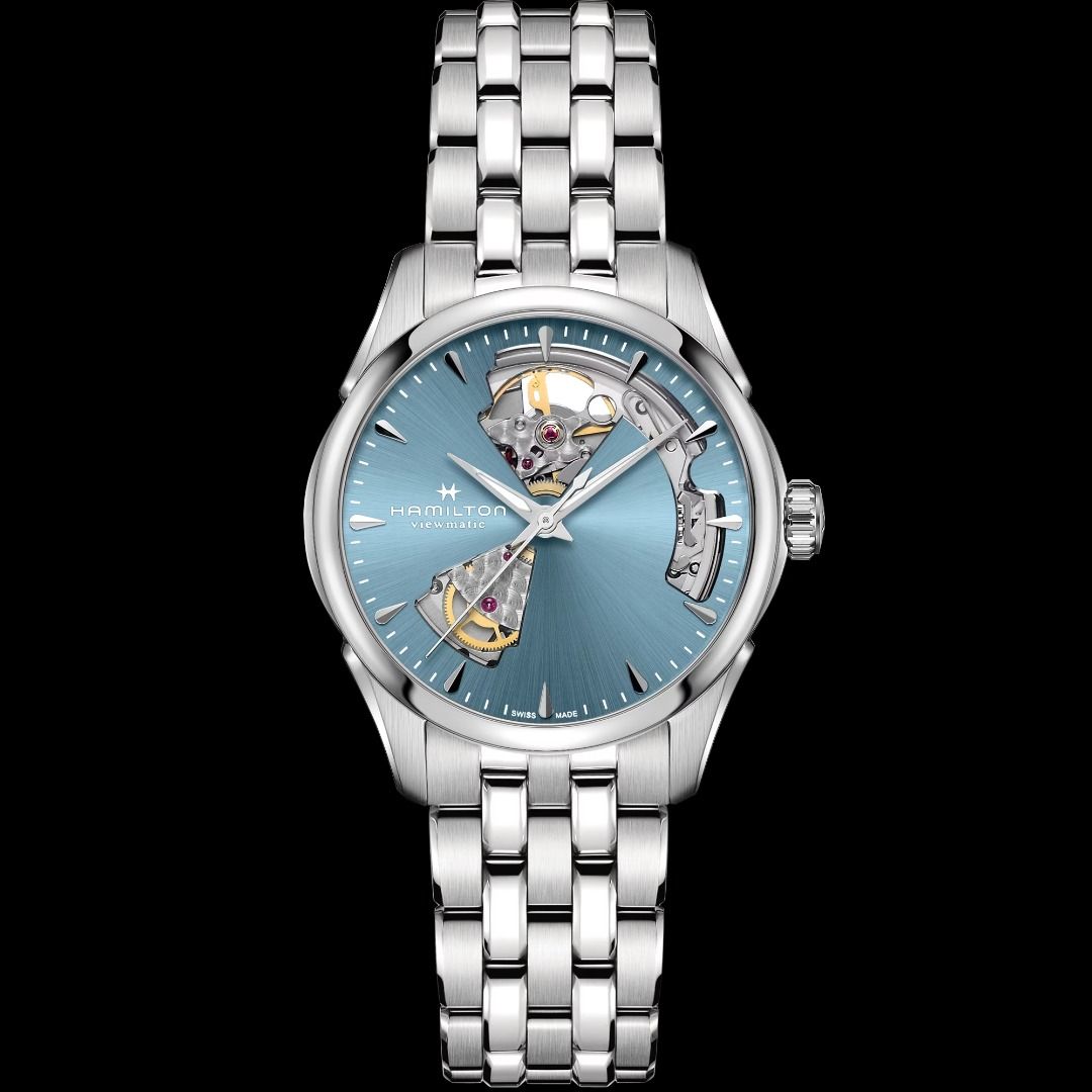 Hamilton Jazzmaster Open Heart Blue Dial Thor Love & Thunder Worn by ...