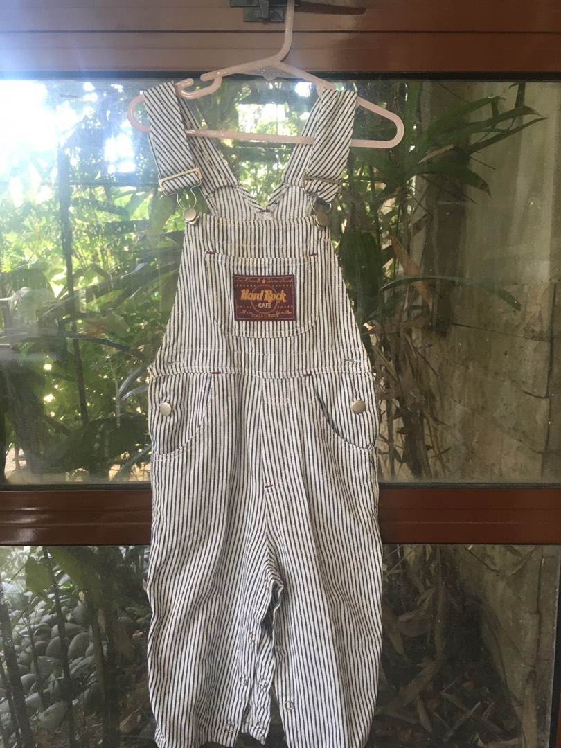 Hard Rock baby overall, Babies & Kids, Babies & Kids Fashion on Carousell