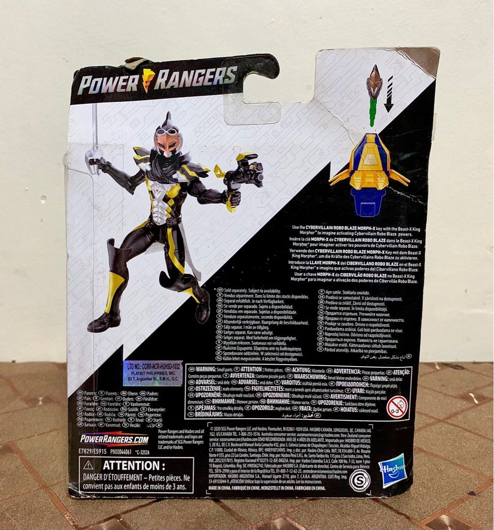 Hasbro Power Rangers Beast Morphers - Cybervillain Robo Blaze on Carousell