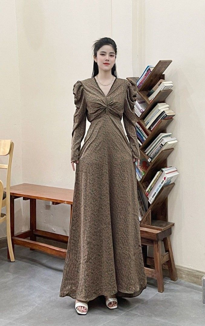 Hazara Dress Maxi, Women's Fashion, Muslimah Fashion, Dresses on Carousell