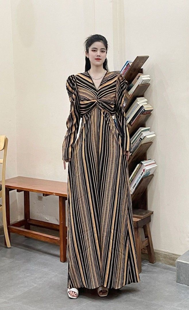 Hazara Dress Maxi, Women's Fashion, Muslimah Fashion, Dresses on Carousell