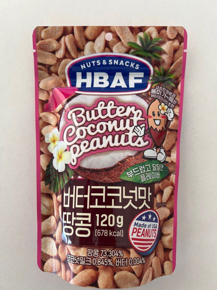 HBAF Butter Coconut Peanuts, Food & Drinks, Other Food & Drinks on Carousell
