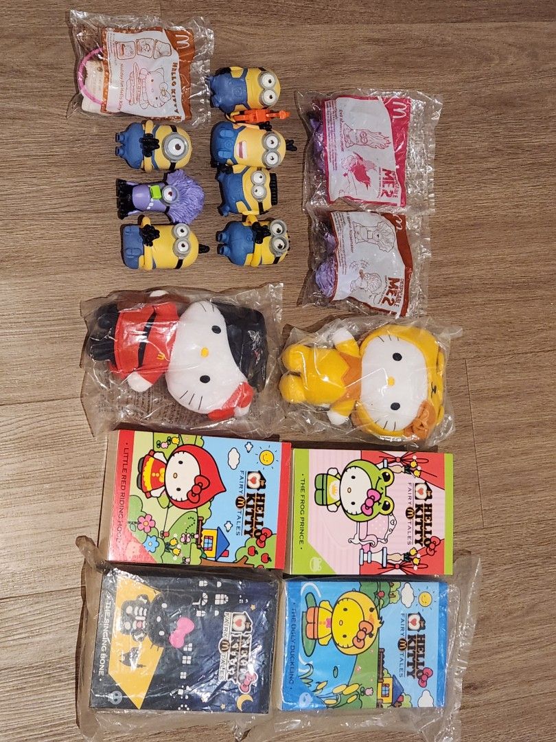 Hello Kitty and Minions Toy by MCD, Hobbies & Toys, Toys & Games on ...