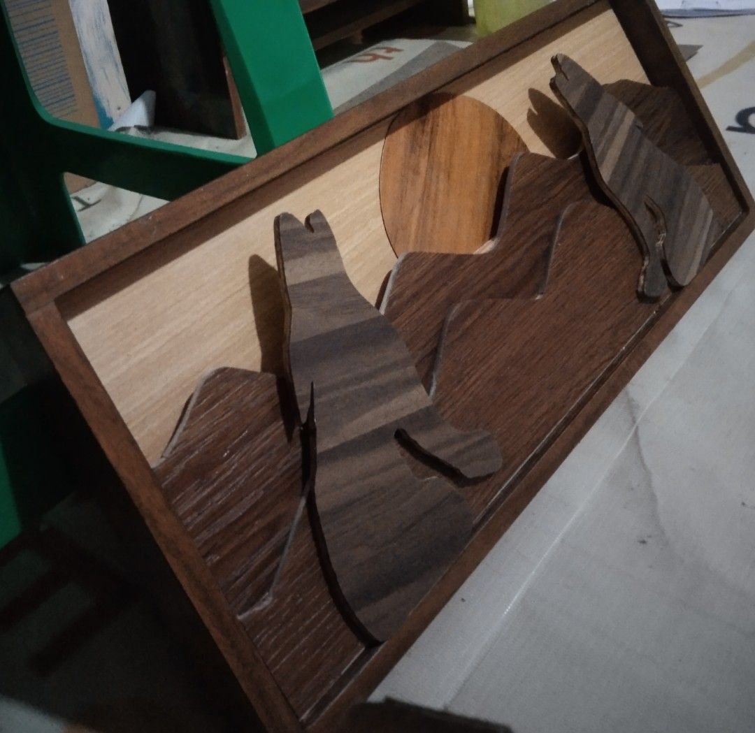 Hiasan dinding ber nuansa 3d awet dan mudah di gantung percantik decor ...