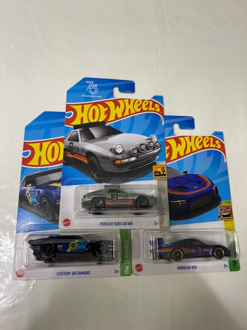 Hot Wheels Porsche 935 Porsche 9285 Safari Custom 68 Camaro Lot ...