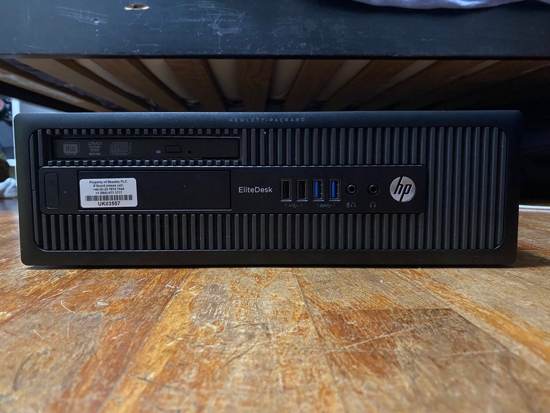 Hp Elitedesk G Sff Desktop Pc Optional Wifi Computers Tech Desktops On Carousell