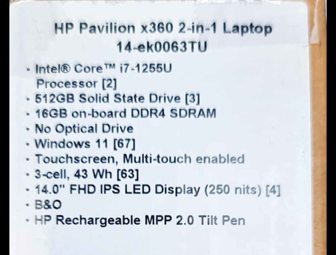 HP Pavilion x360 2in1 Laptop/notebook. Touchscreen, Computers & Tech ...