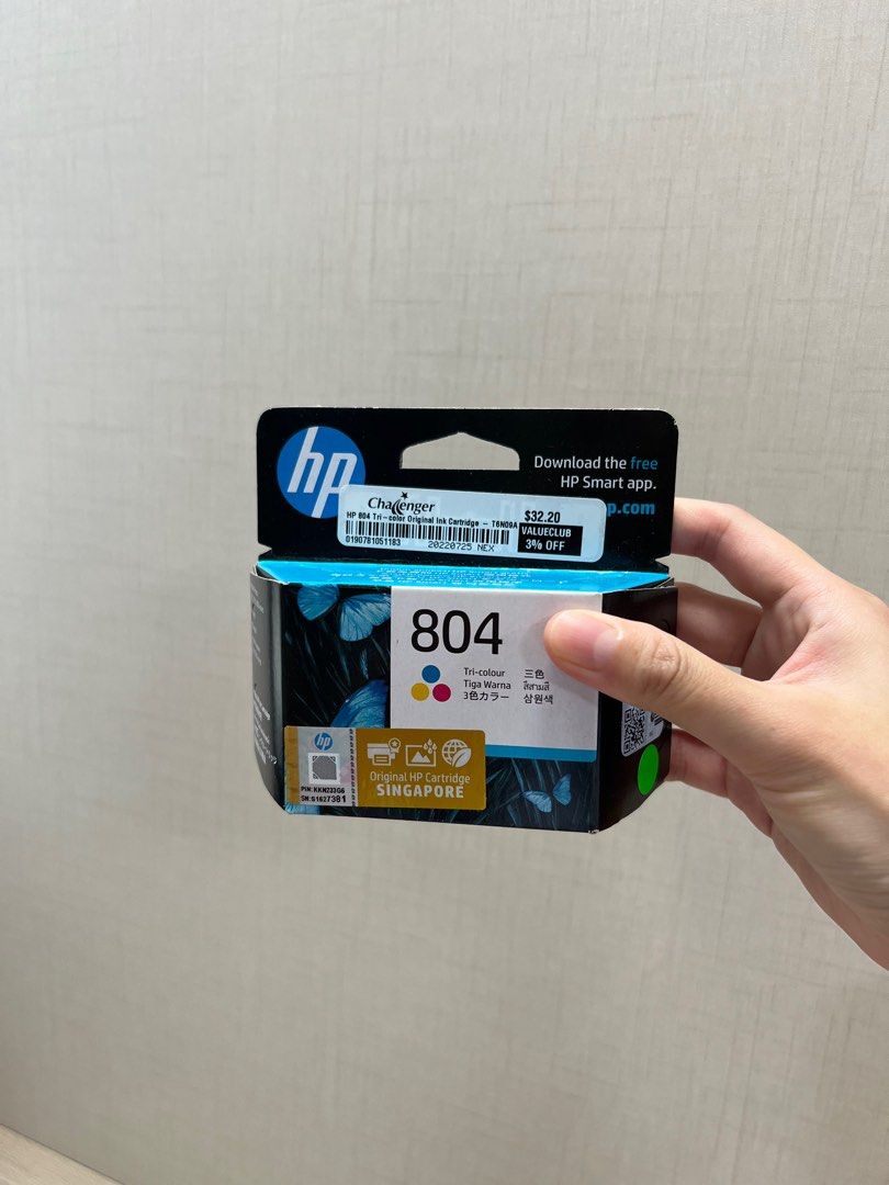 HP Printer ink 804 Colour, Computers & Tech, Printers, Scanners ...