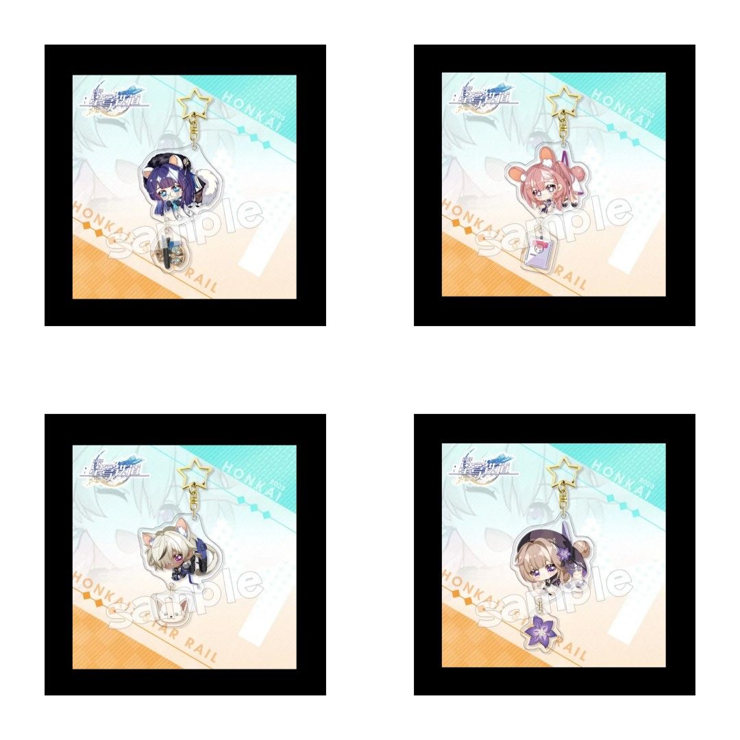 [HSR] Falling Nekomimo Character Acrylic Keychains (Pre-Order) Honkai ...