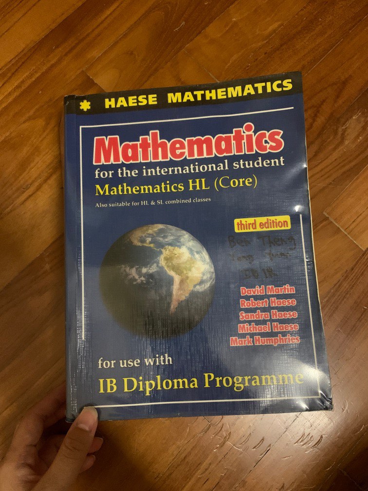 IB HL Mathematics (core) third edition, Hobbies & Toys, Books ...