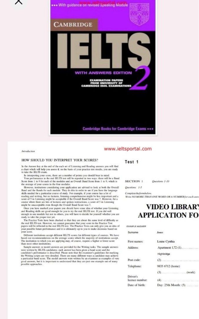 IELTS ACADEMIC MATERIALS, Hobbies & Toys, Books & Magazines, Assessment ...