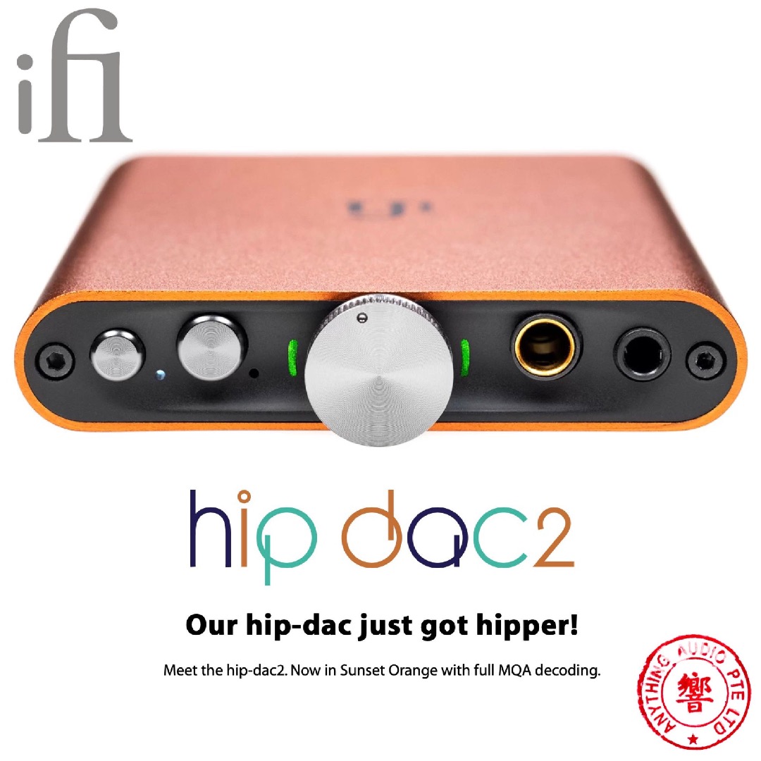 iFi audio hip-dac2 Portable USB DAC and Headphone Amplifier, Audio ...