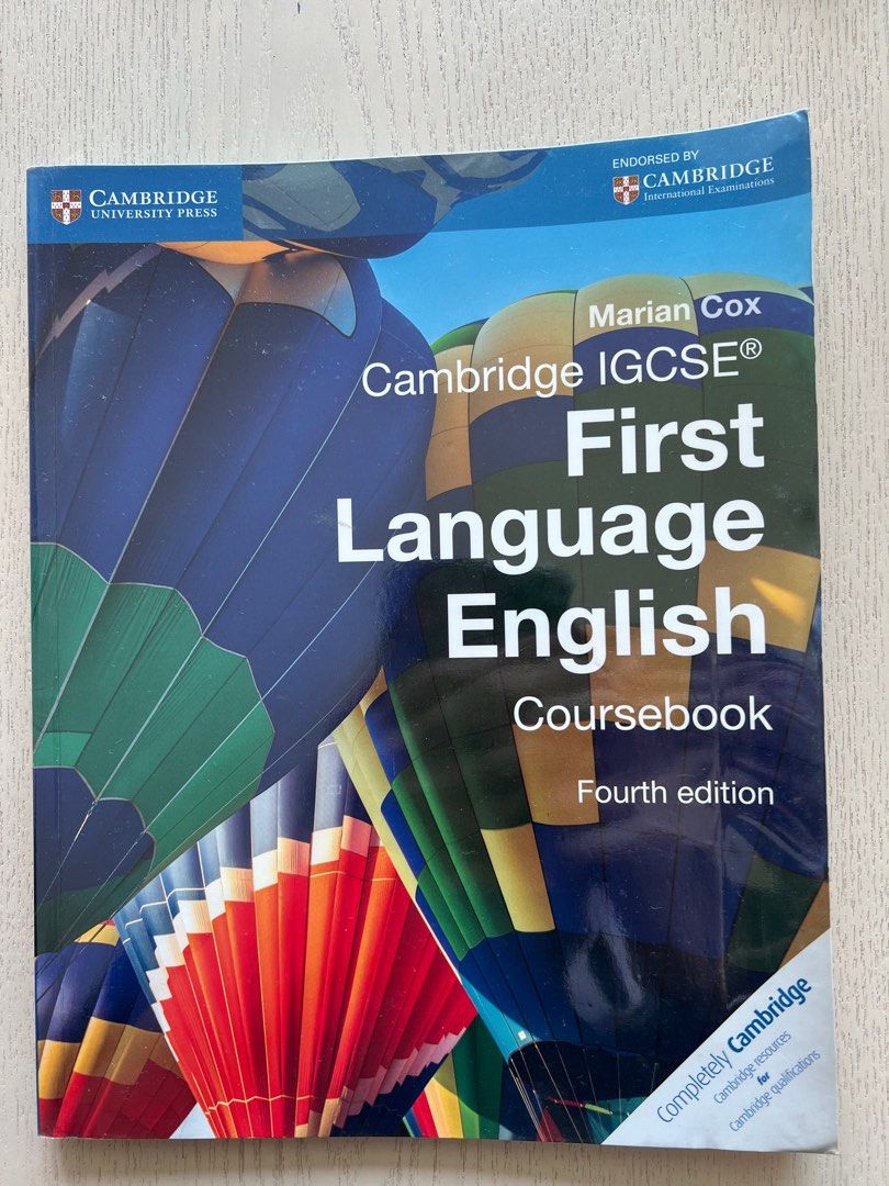[IGCSE] Cambridge First Language English coursebook, 興趣及遊戲, 書本 & 文具 ...
