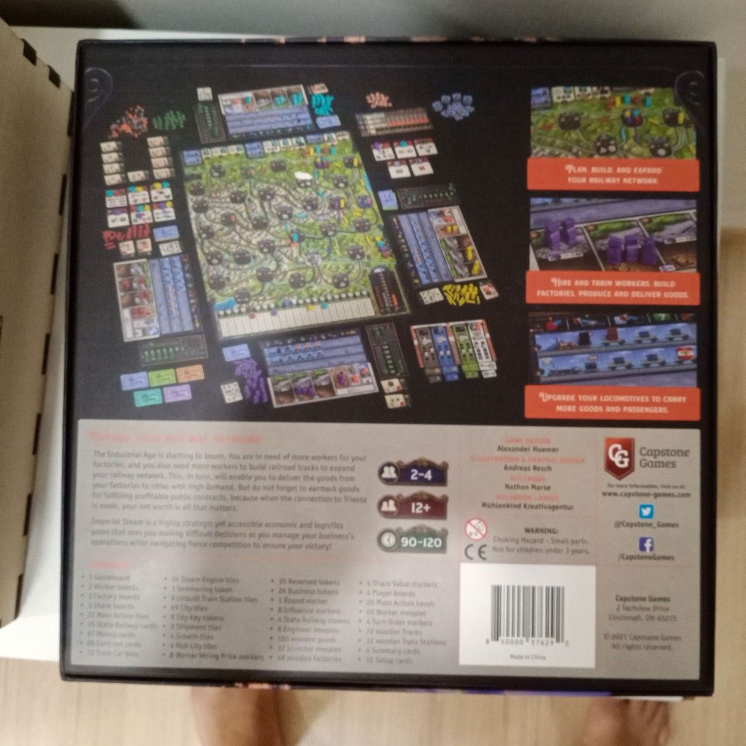 Imperial Steam Board Game, Hobbies & Toys, Toys & Games on Carousell