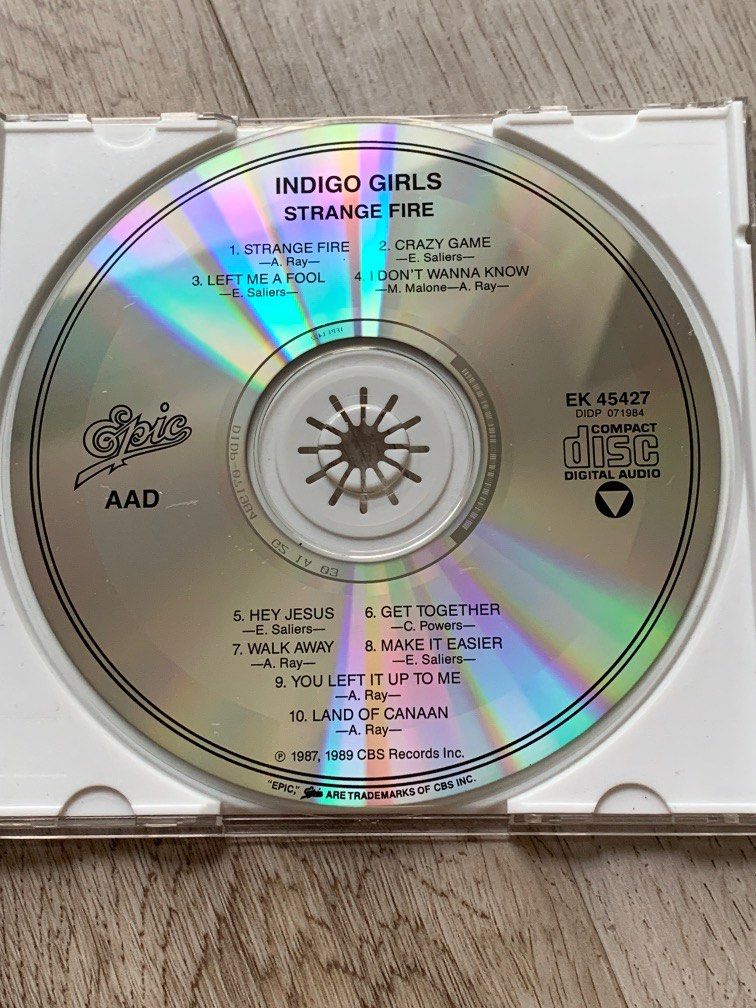 INDIGO GIRLS ~ Strange Fire (Made in USA), Hobbies & Toys, Music ...