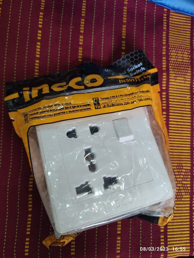 Ingco Universal Power Socket *9pcs for the price of 8 on Carousell