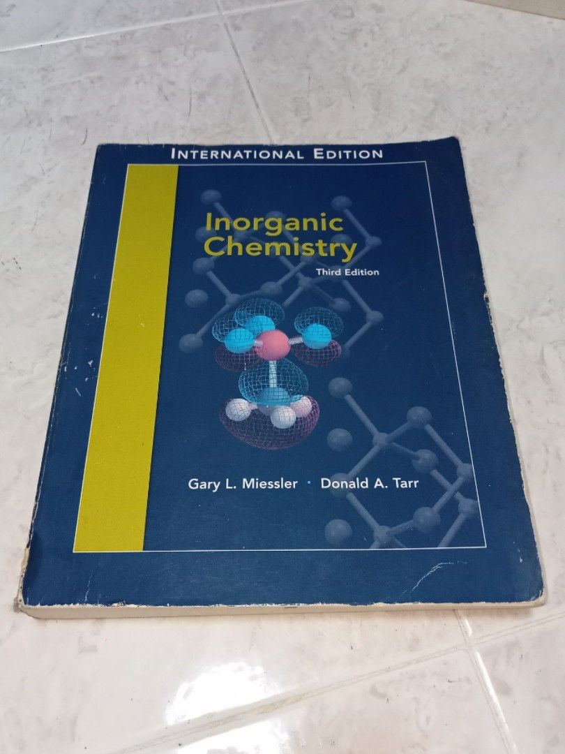 Inorganic Chemistry (3e) by Gary Miessler and Donald Tar, Hobbies ...