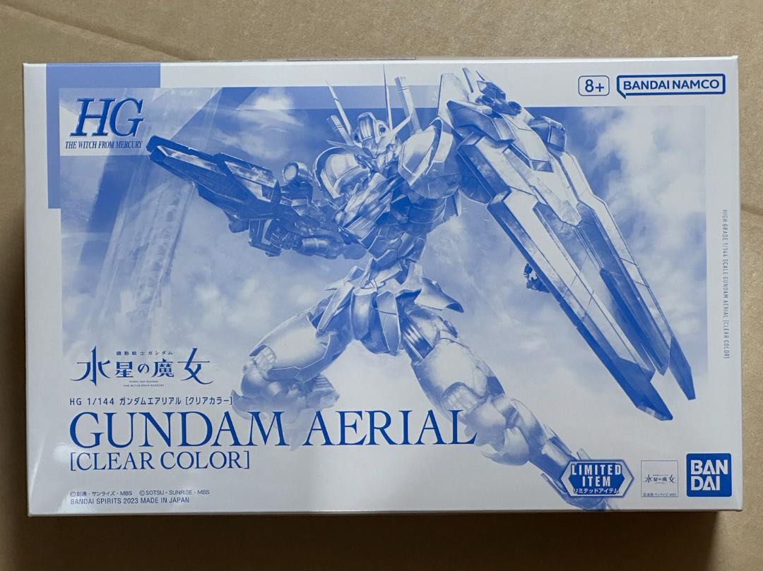[INSTOCK] HG 1/144 Gundam Aerial [Clear Color] (GUNDAM BASE Limited ...