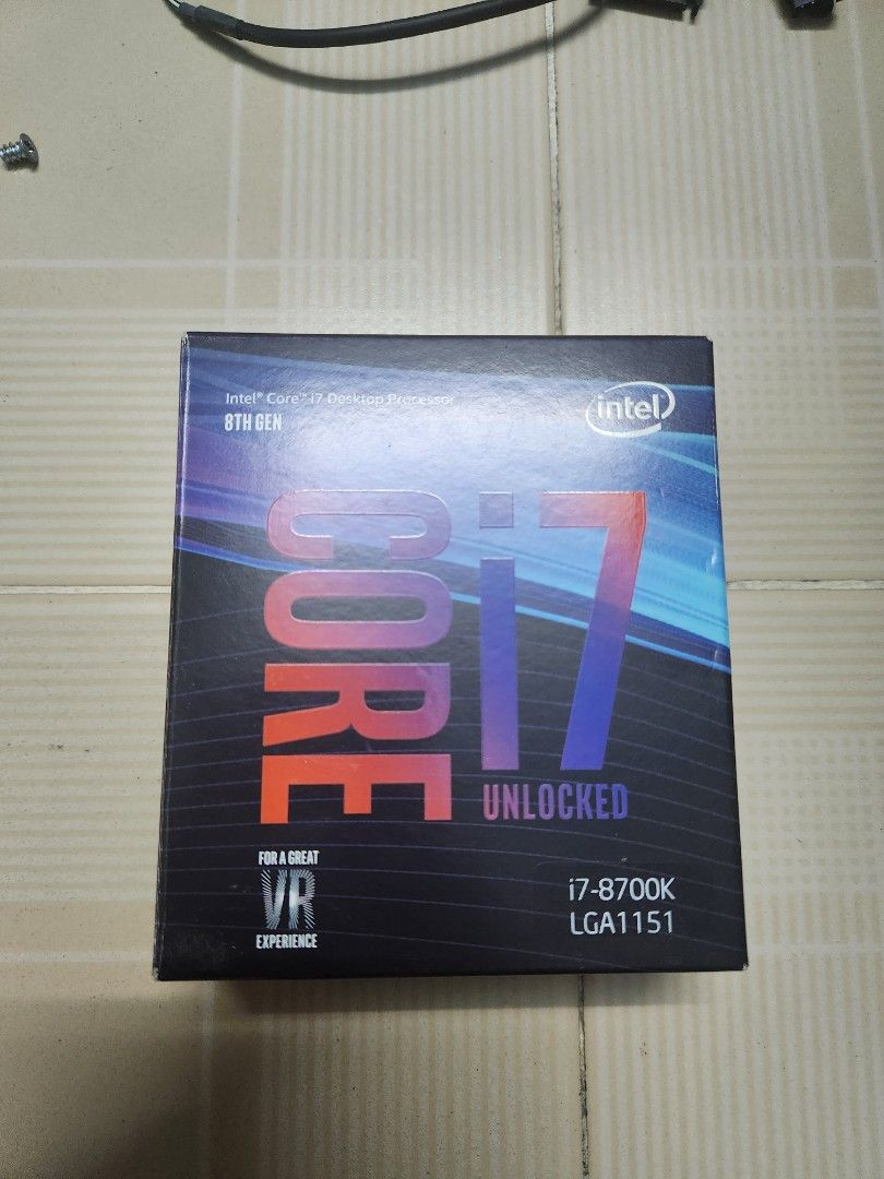 Intel core i7-8700k CPU, Computers & Tech, Parts & Accessories ...