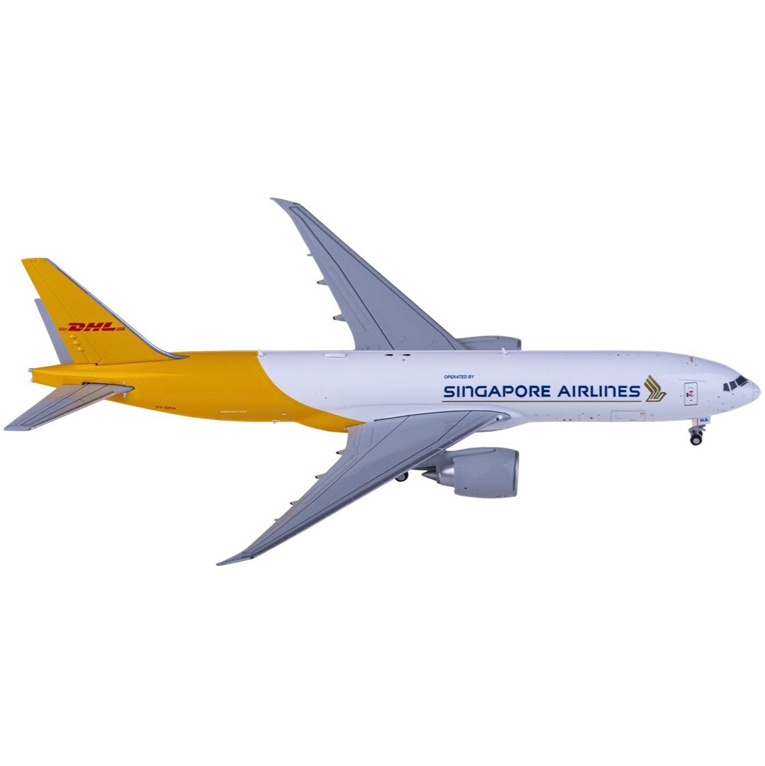 (JC WINGS) Singapore Airlines DHL Boeing 777-200LRF 9V-DHA 1/400 ...