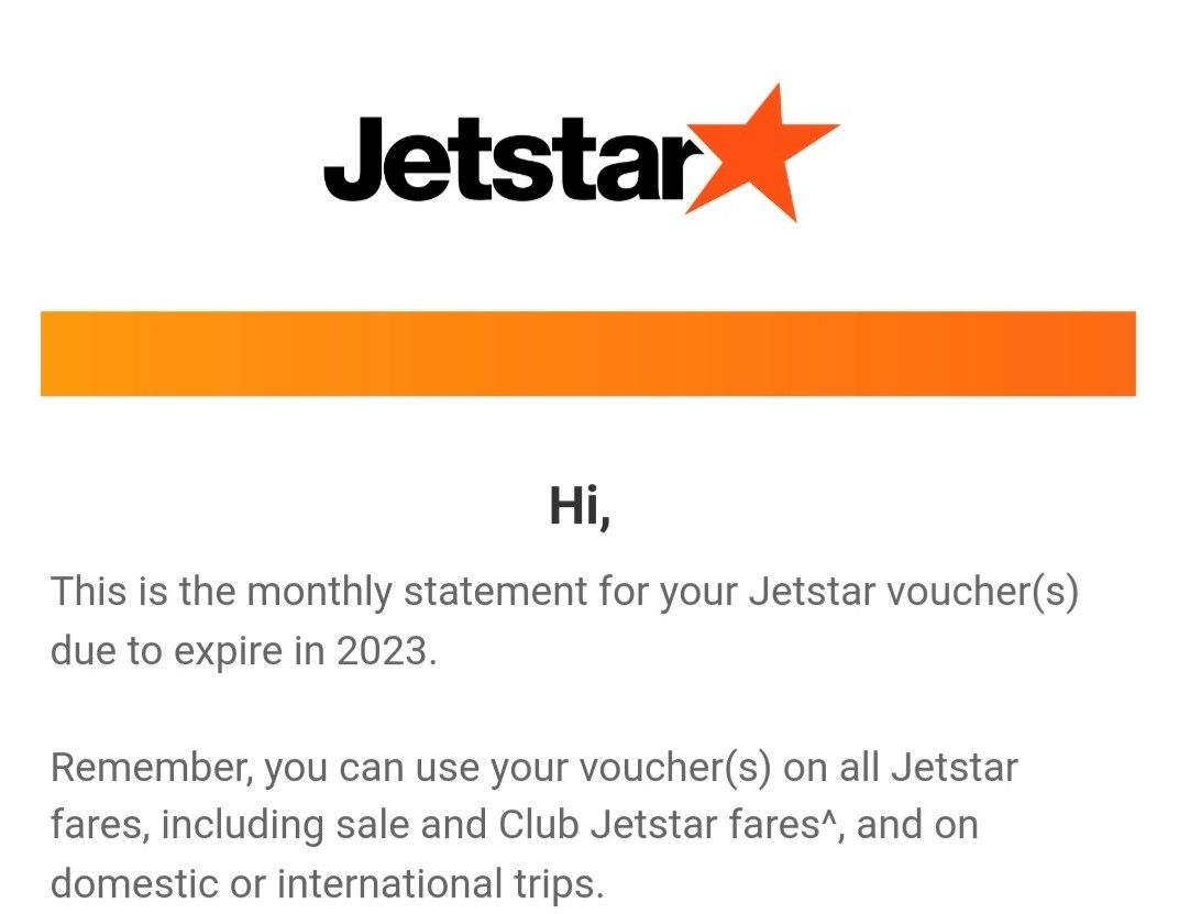 Jetstar voucher worth $140 selling for $120!, Tickets & Vouchers ...