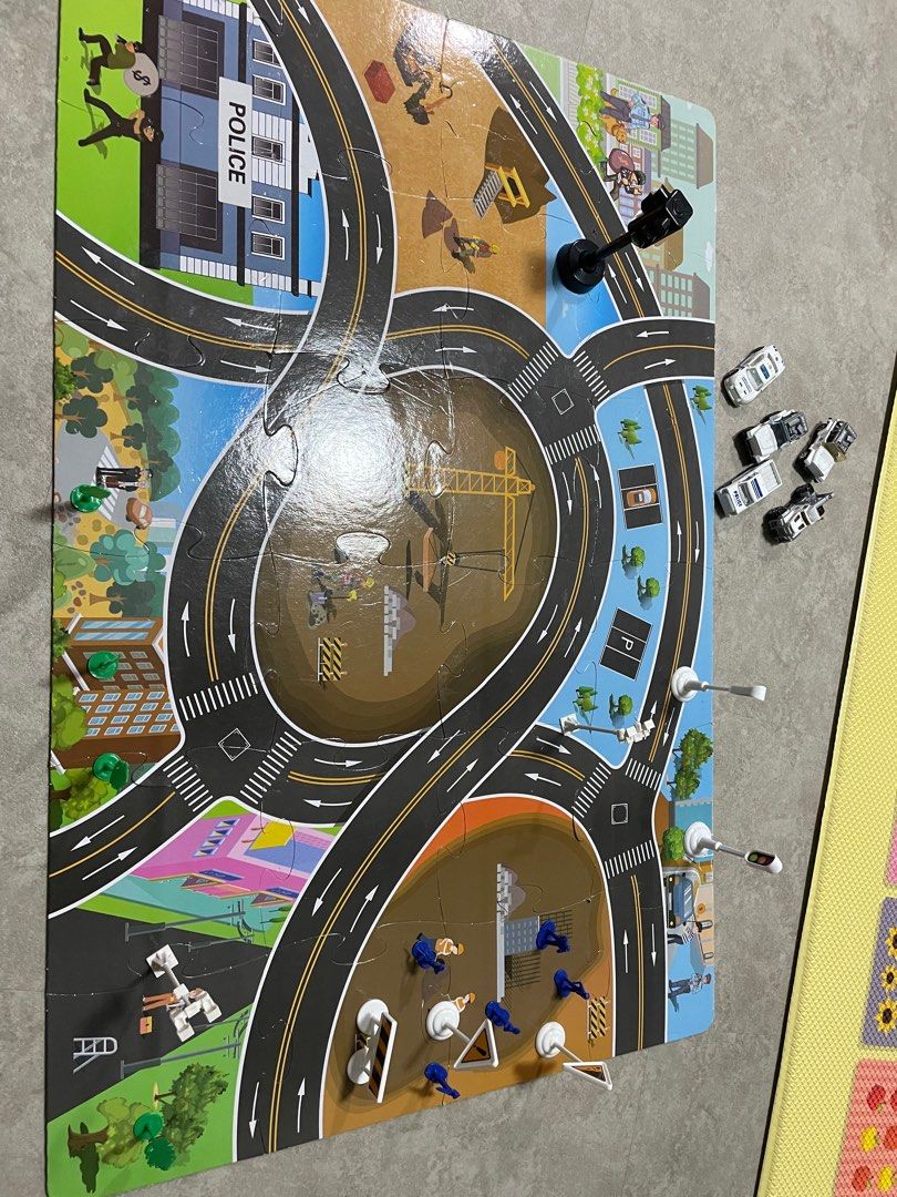 Jigsaw road map, Hobbies & Toys, Toys & Games on Carousell