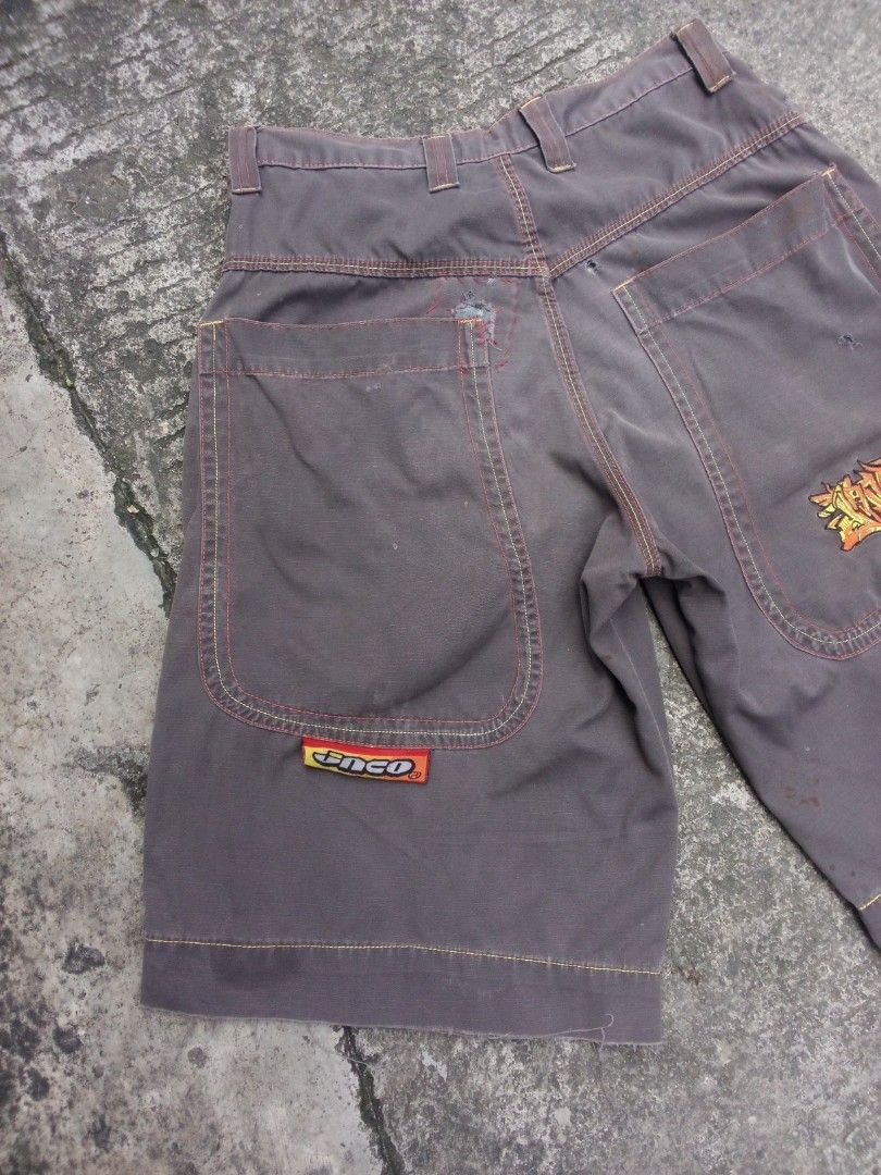 JNCO JORTS EMBROID SHORT JORTS 90S SKATE BRAND Y2K GRUNGE on Carousell