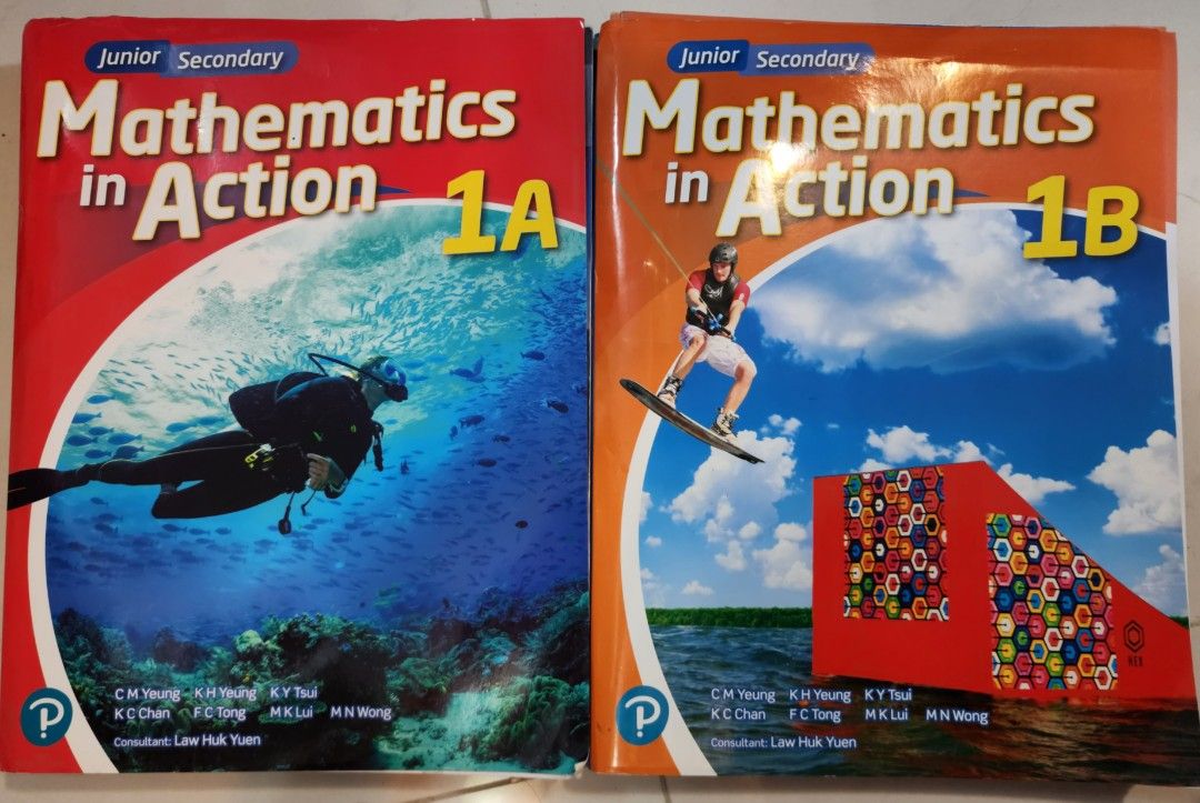 Junior Secondary Mathematics in Action 1A 1B, 興趣及遊戲, 書本 & 文具, 教科書 - Carousell