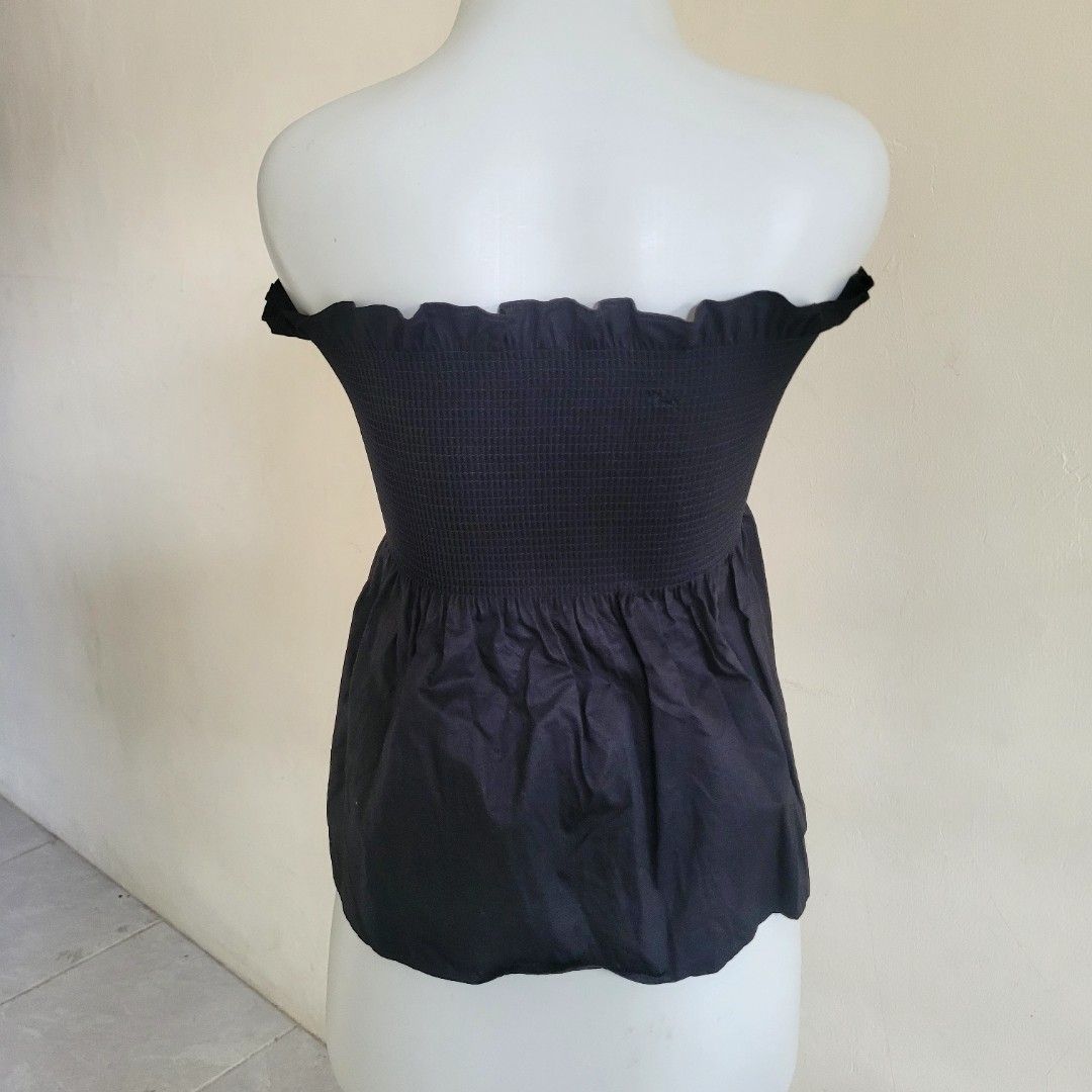 Kemben Smoke Hitam, Fesyen Wanita, Pakaian Wanita, Atasan di Carousell