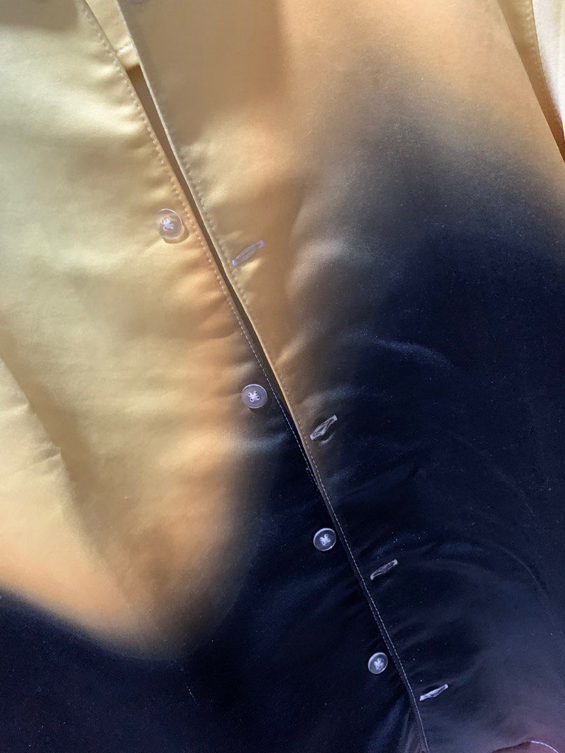 Kemeja Gradasi Tenue De Attire Kuning Hitam, Fesyen Pria, Pakaian ...