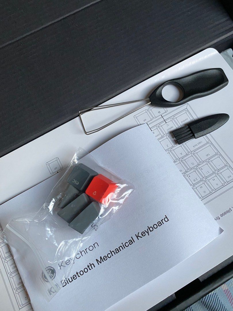 Keychron K2 Mechanical Keyboard + Keychron Wooden Palm Rest, Computers ...