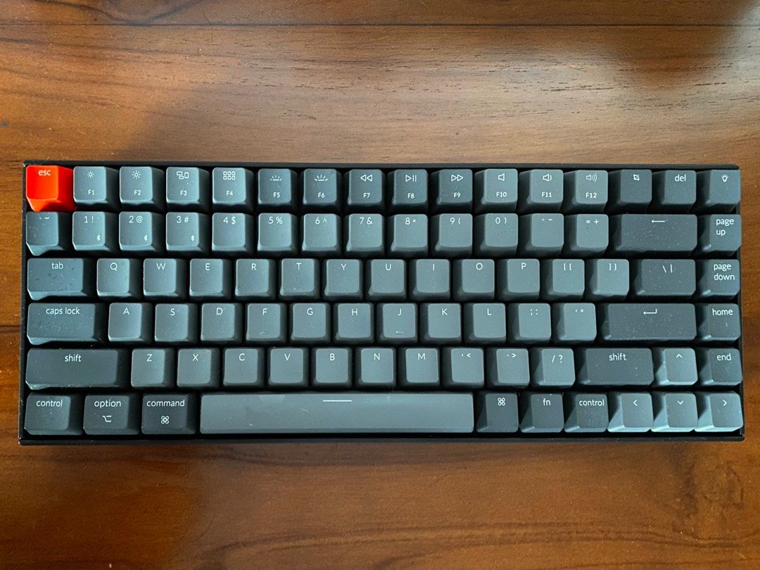 Keychron K2 Mechanical Keyboard + Keychron Wooden Palm Rest, Computers ...