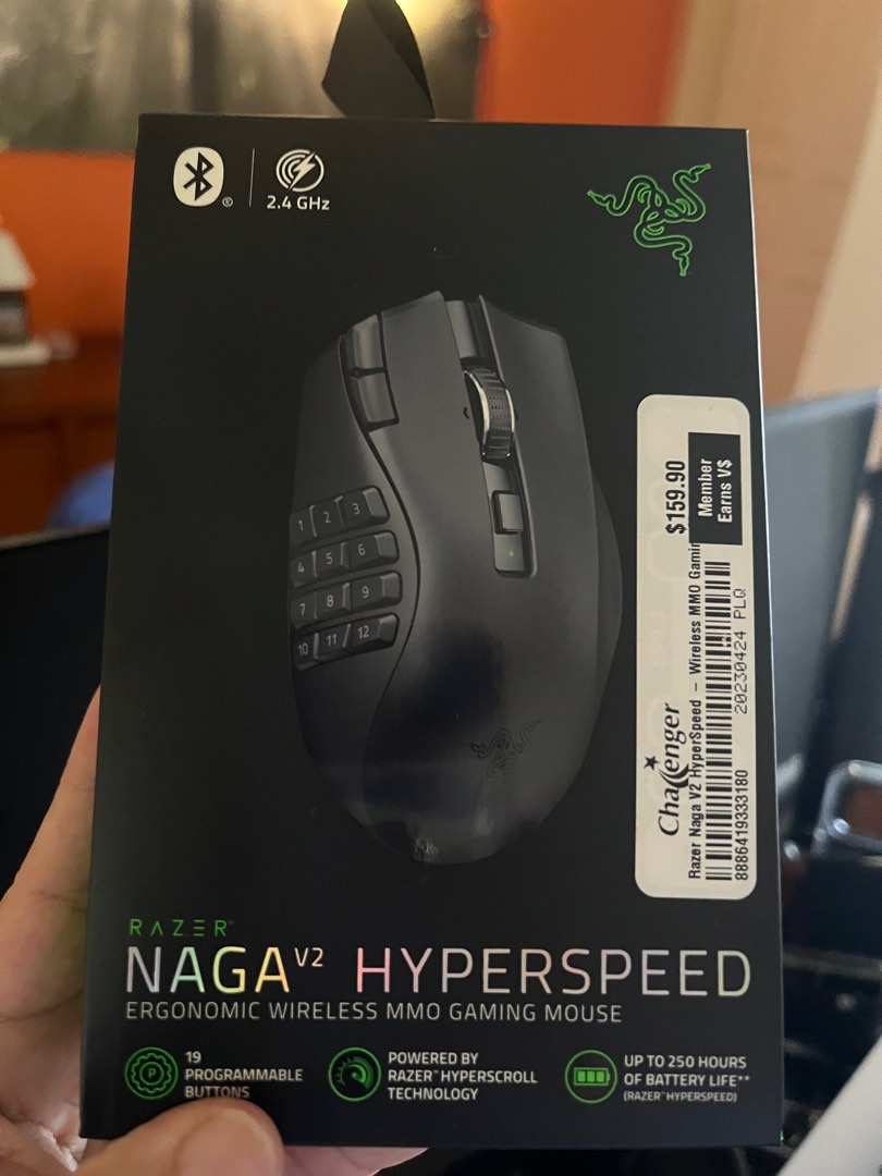 Keypad mouse Razer NAGA V2 hyperspeed wireless Bluetooth mouse ...