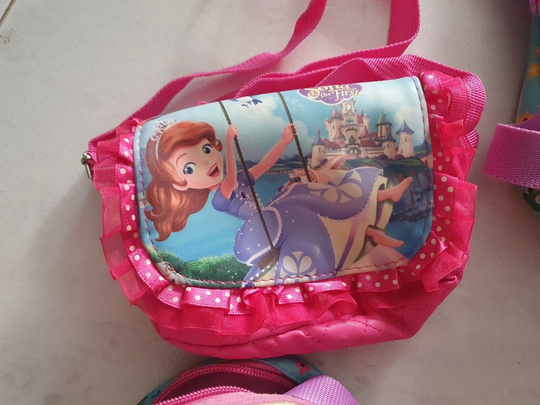 Kids bag rapunzel sofia rapunzel lunch thermal bag party birthday present small pouch, Babies ...