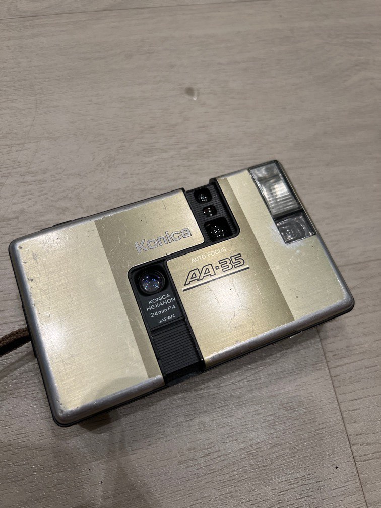 Konica AA35 Vintage Film Camera, Photography, Cameras on Carousell