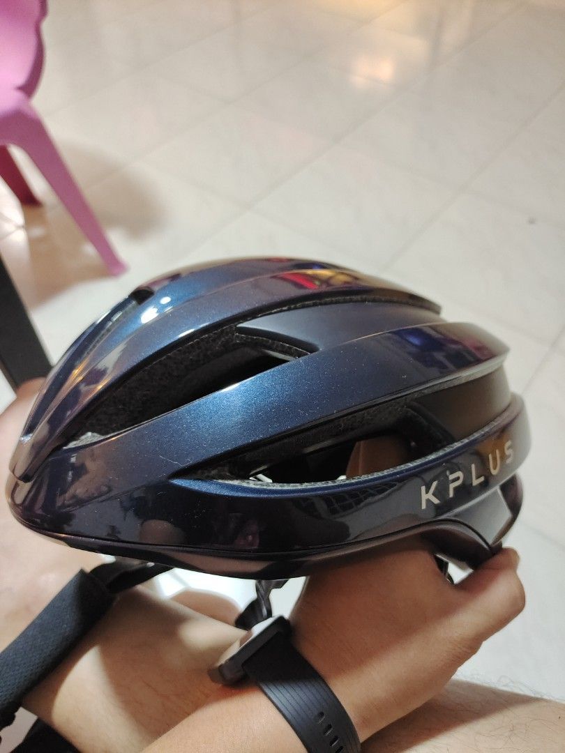 Kplus Meta Helmet, Sports Equipment, Bicycles & Parts, Parts & Accessories on Carousell