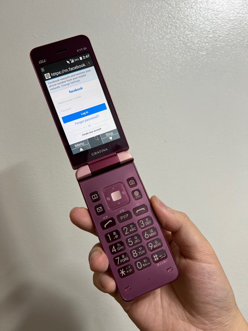 KYOCERA GRATINA KYF39 japan flip phone, Mobile Phones & Gadgets, Mobile ...