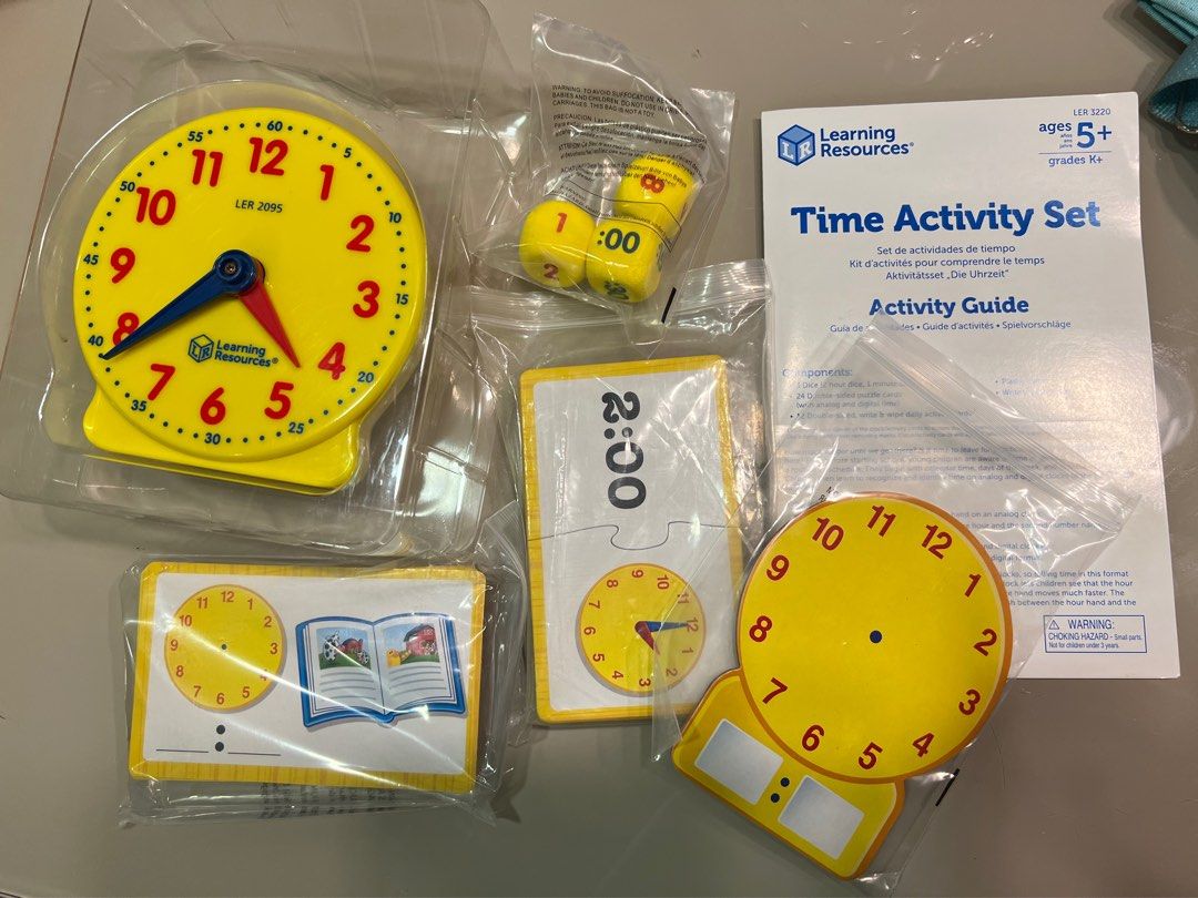 Learning Resources Time Activity, Hobbies & Toys, Toys & Games on Carousell