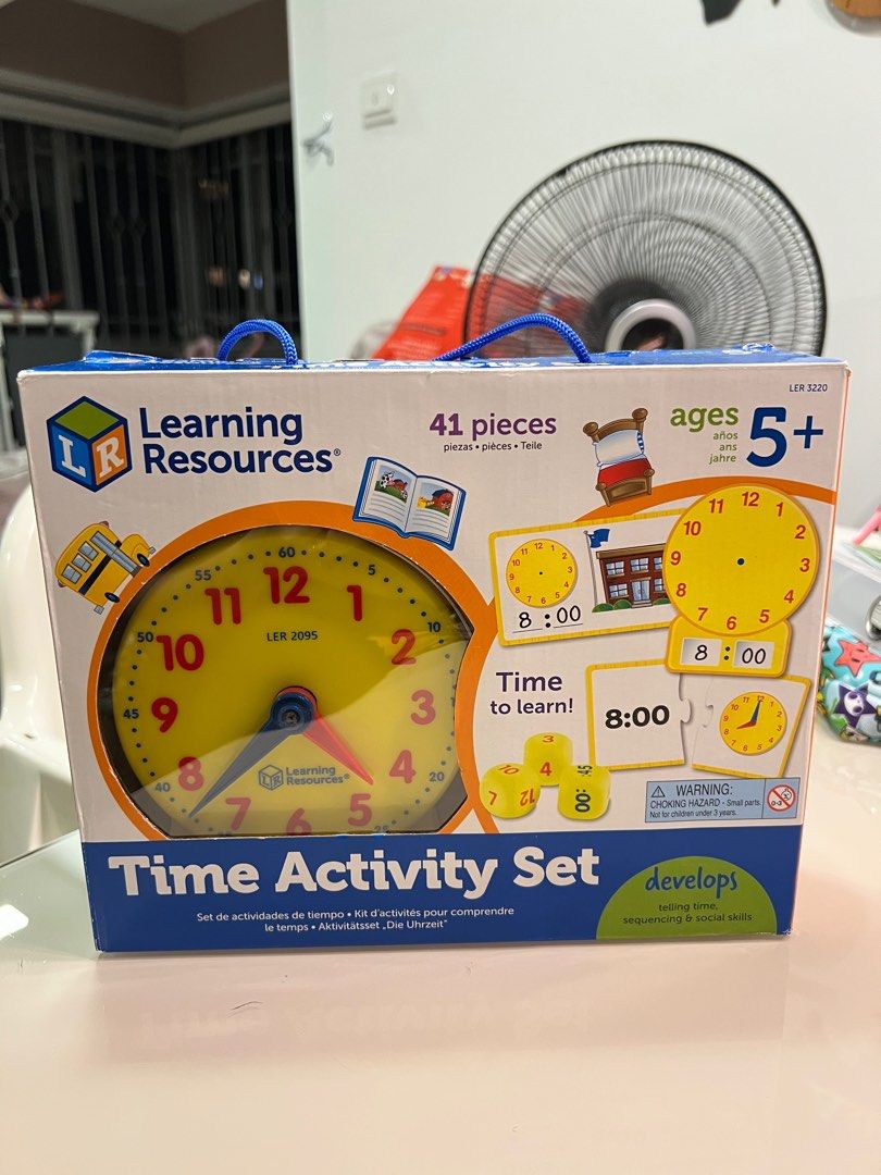 Learning Resources Time Activity, Hobbies & Toys, Toys & Games on Carousell