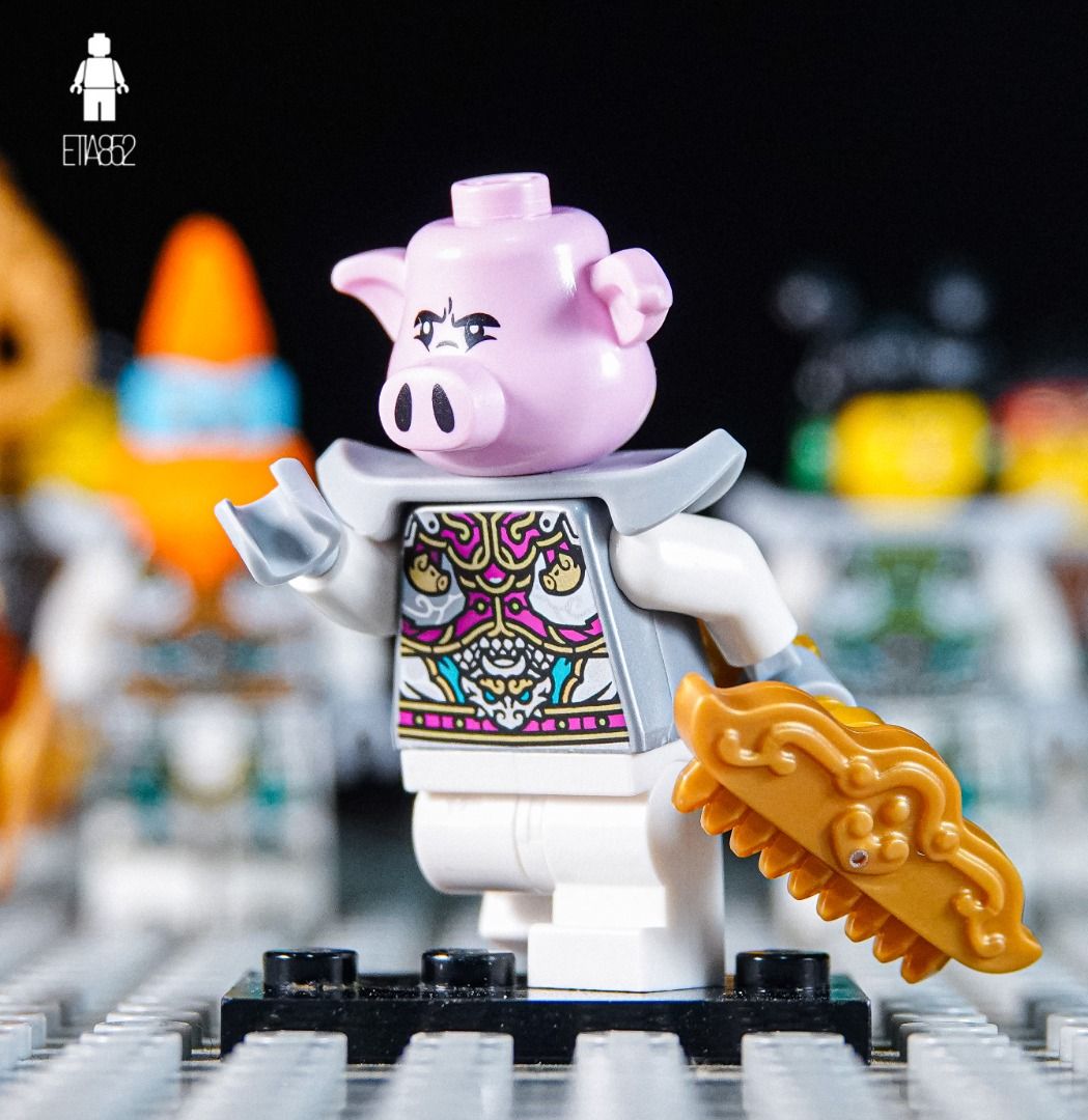 Lego 人仔 minifigures Pigsy(Monkie Kid/mk128/80048/The Mighty Azure Lion ...
