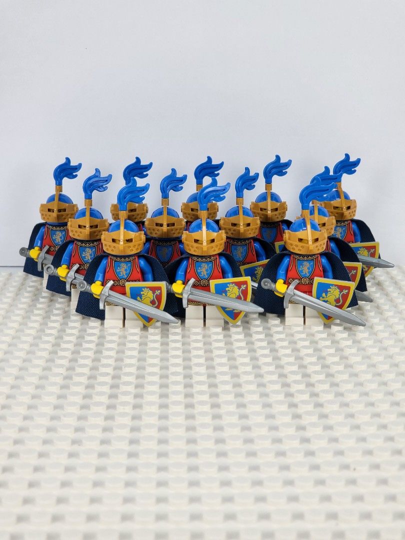 Lego castle knight army Minifigure 城堡 士兵 軍隊 騎兵 徵兵 人仔, 興趣及遊戲, 玩具 & 遊戲類 ...
