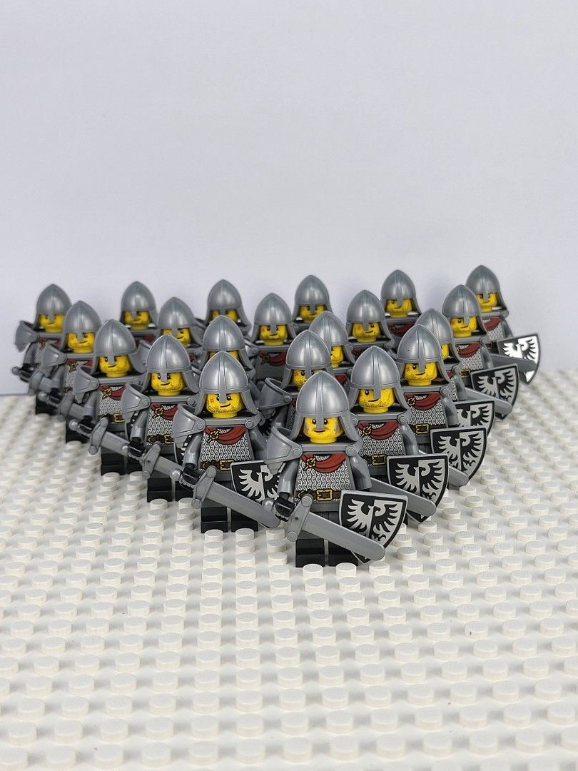 Lego castle knight army Minifigure 城堡 士兵 軍隊 騎兵 徵兵 人仔, 興趣及遊戲, 玩具 & 遊戲類 ...