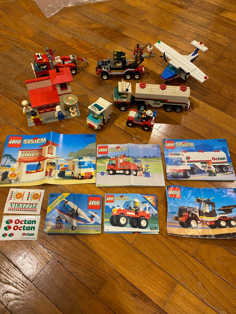 Lego System Vintage Sets Bundle, Hobbies & Toys, Toys & Games on Carousell